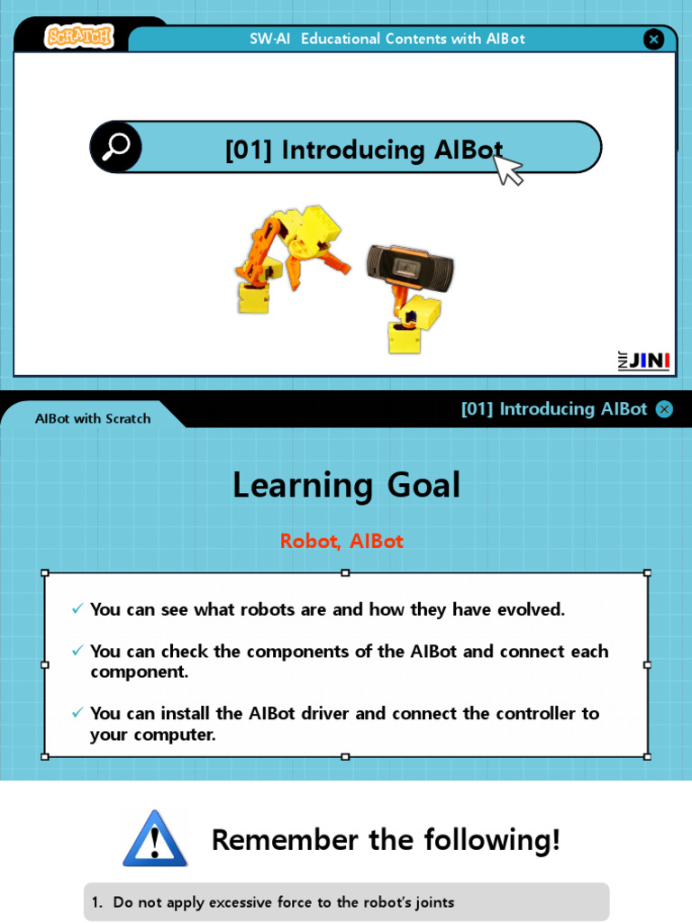 AIBot_with_Scratch_01 | PDF | Robot | Robotics