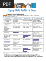 Ach 99 Healthy Coping Skills | PDF