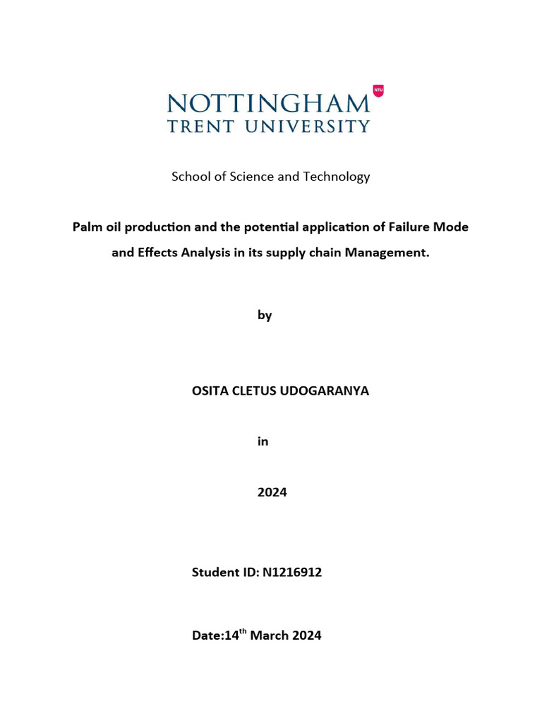 FMEA Assignment | PDF | Agriculture | Crop Rotation