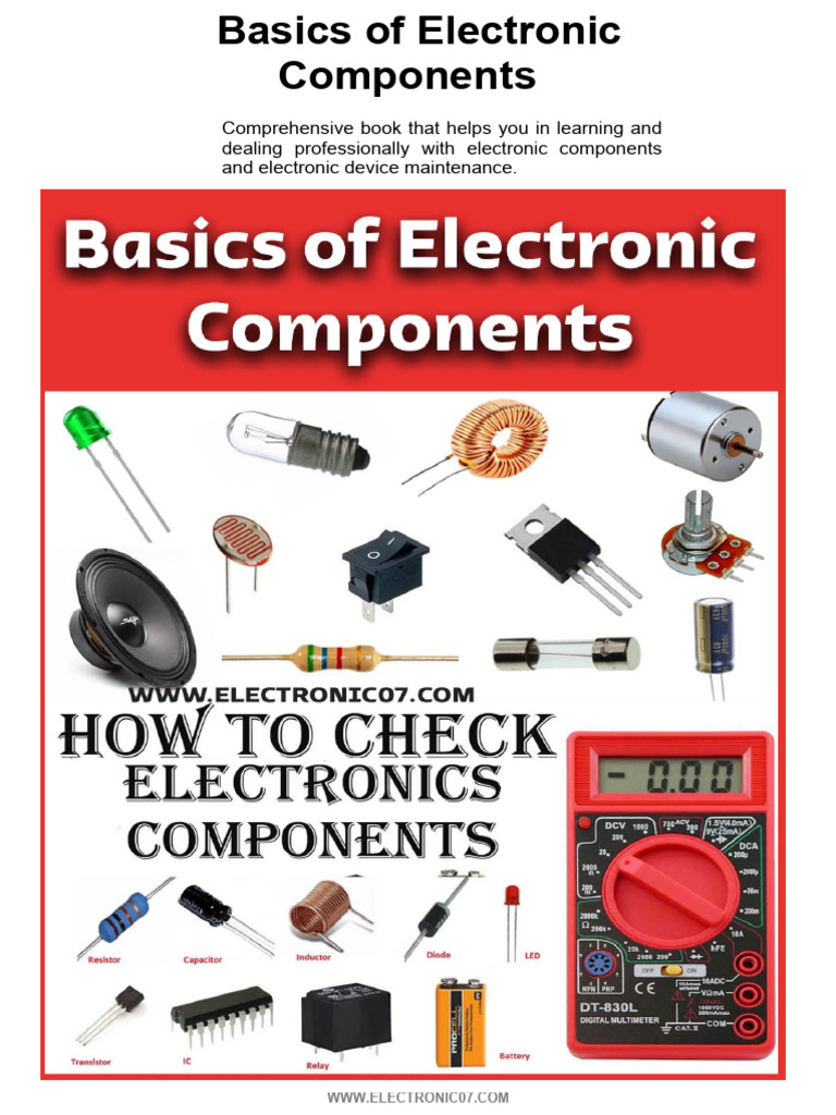 Basics of Electronic Components Free PDF | Download Free PDF | Transistor | Diode