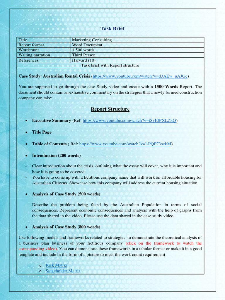 Sample Case Study | PDF