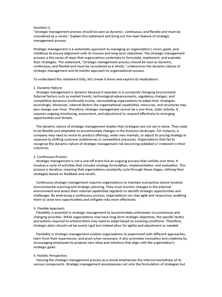 Bps Assignmnet | PDF | Strategic Management | Leadership