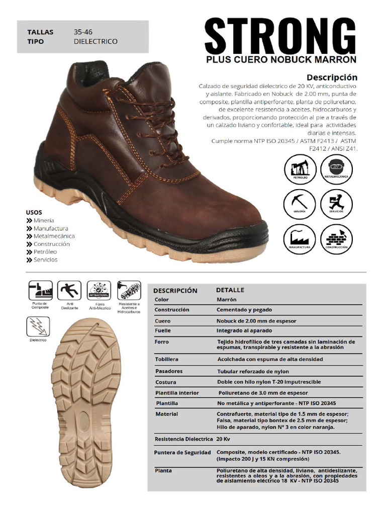 Strong Plus Dielectrico Marron 2024 | PDF