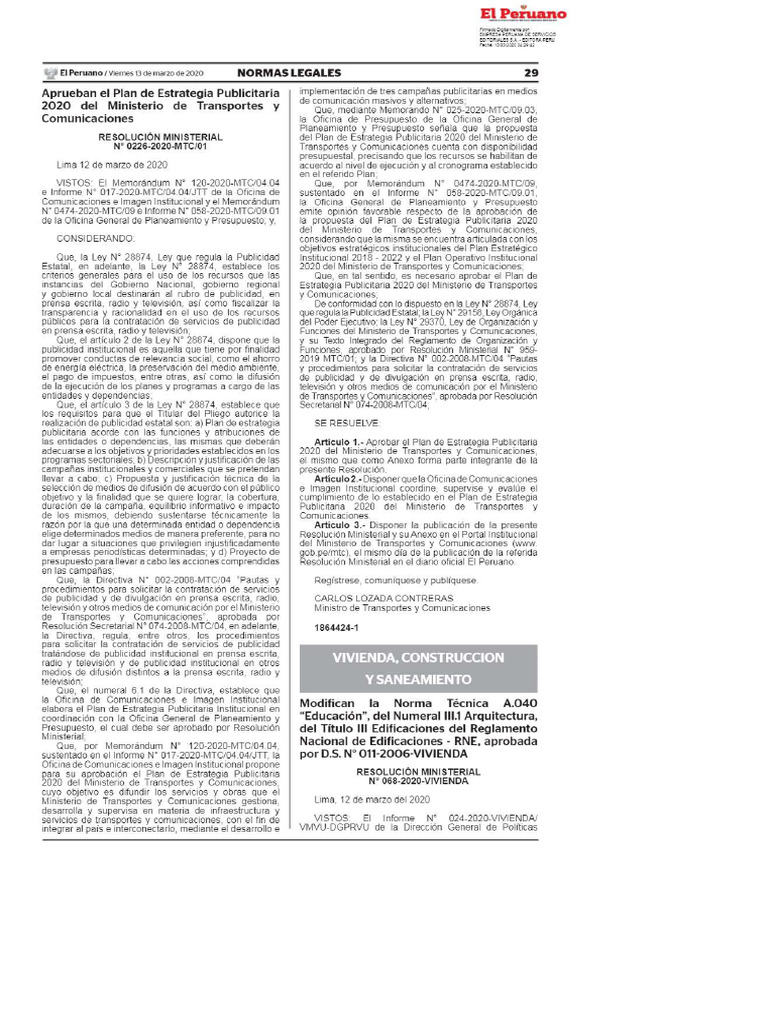 Norma A-040 Educación 032020 | PDF