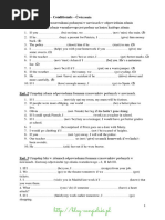 Mieszane Okresy Warunowe - Ćwiczenia | PDF