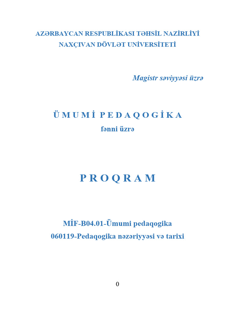 Proqram-2019 | PDF