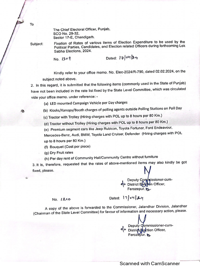 Clarification of Rates | PDF