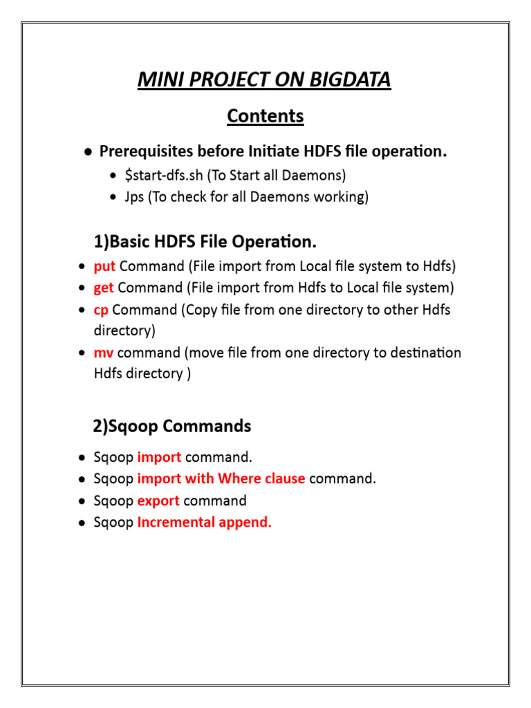 Hadoop Prac Commands | Download Free PDF | Table (Database) | Apache Hadoop