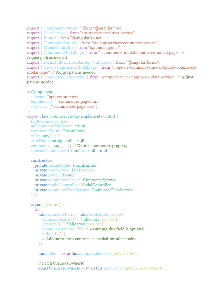 Code Ionic | PDF | Software Development | Computer Engineering