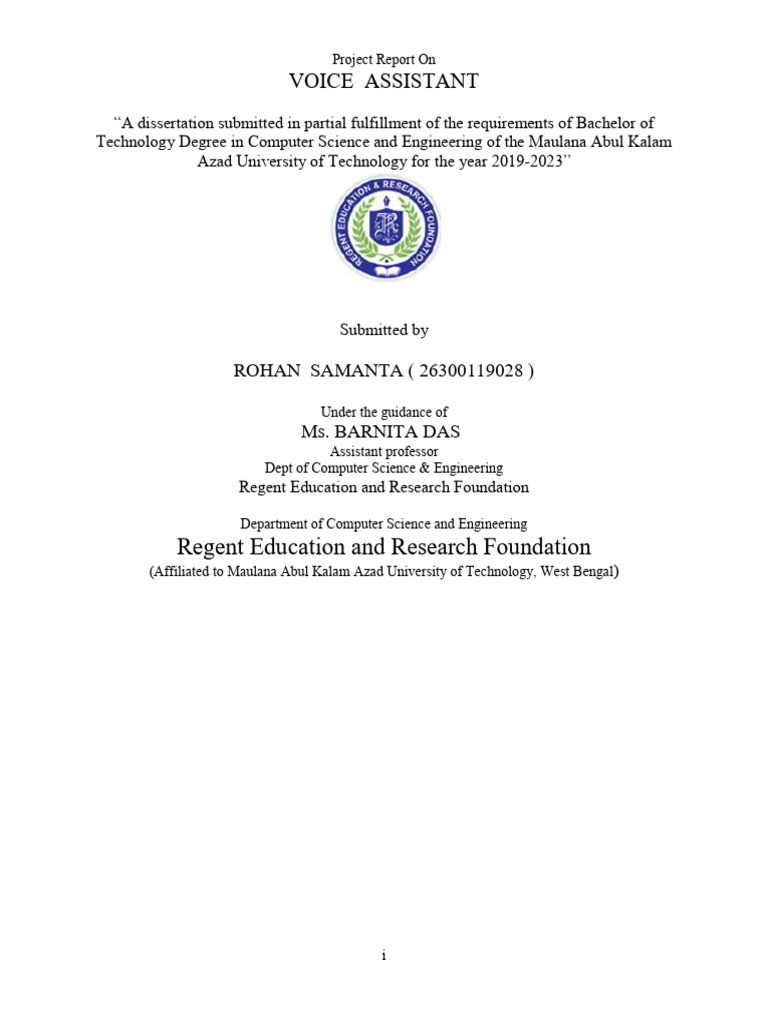Rohan Pdf Feasibility Study Speech Recognition