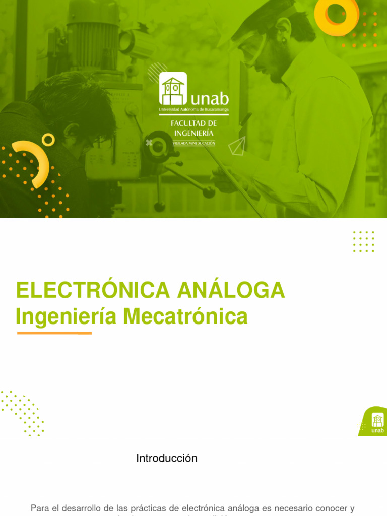 Lab 00 - Introducción Laboratorio - EA | Descargar gratis PDF | Resistencia Eléctrica y ...