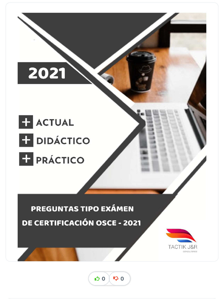 Balotario Tipo Examen de Certificacion Osce 2021 No Copy - Compress | PDF