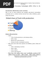 Physical Properties of Milk | PDF | Milk | Density