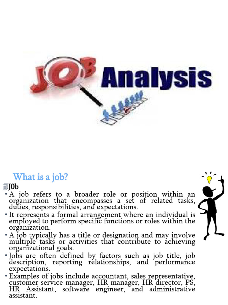 Understanding Job Analysis and Roles | PDF | Intelligence Analysis ...