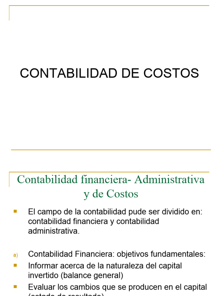 Contabilidad Financiera Administrativa y de Costos | Descargar gratis PDF | Contabilidad | Costo