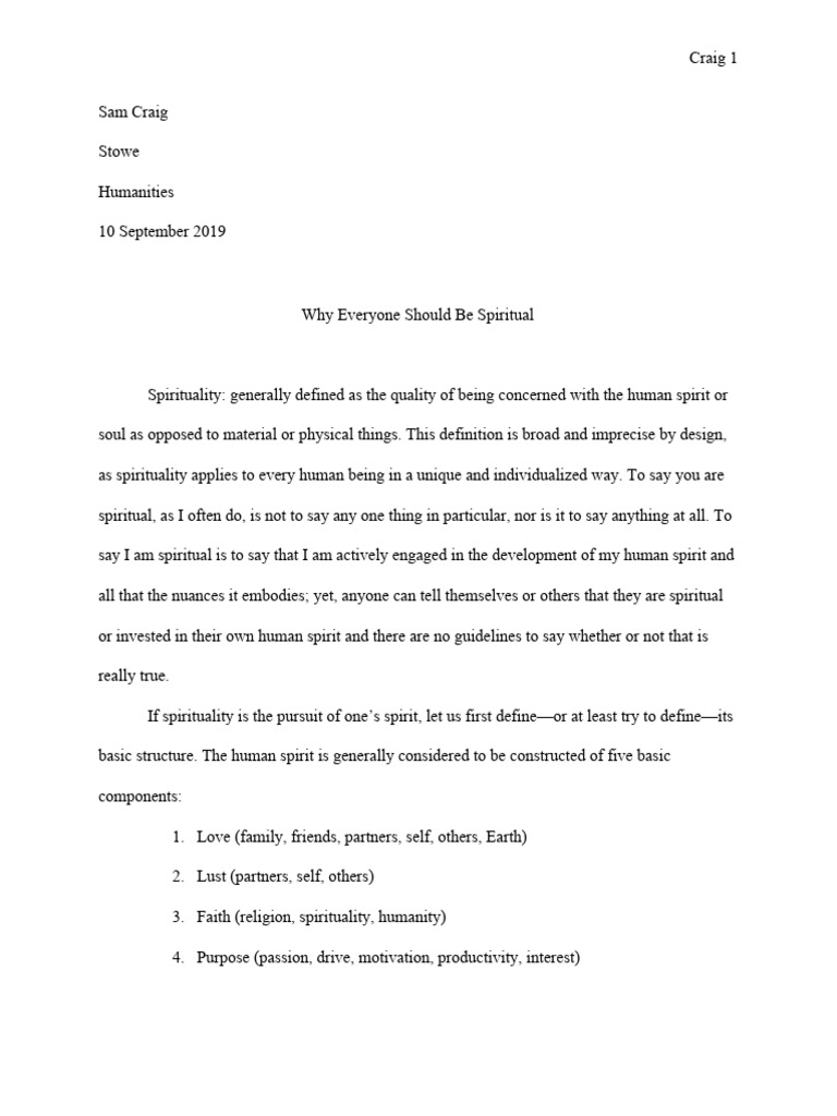 Why Everyone Should Be Spiritual | PDF | Soul | Yin And Yang Why Everyone Should Be Spiritual | PDF | Soul | Yin And Yang