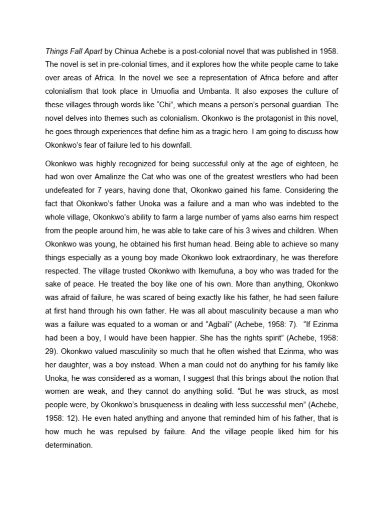 Chinua Achebe A | PDF