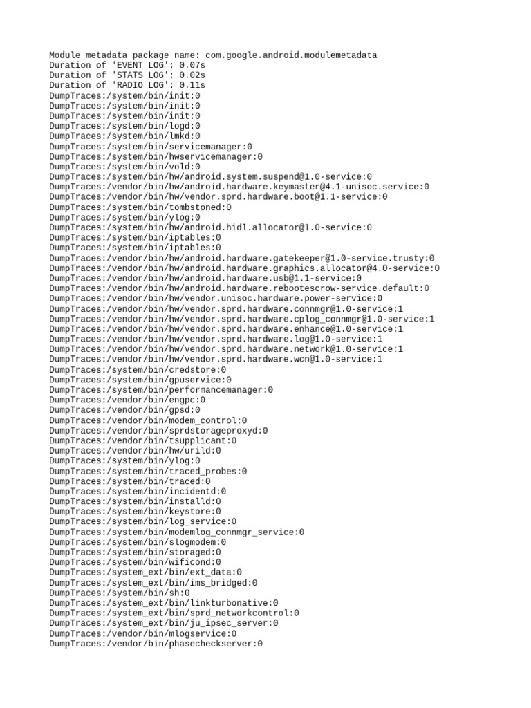Bugreport WDT 2024 02 06 13 22 20 - Log | PDF