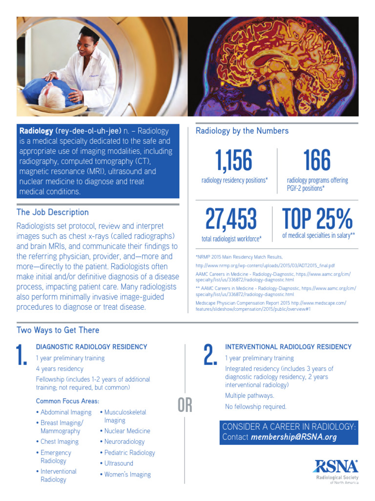 Medical Student Brochure Radiology | Download Free PDF | Radiology ...