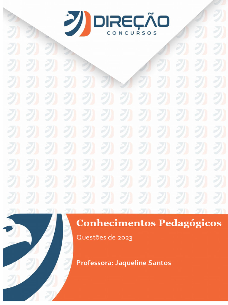 Conhecimentos PedagÃ Gicos - QuestÃ Es 2023 PDF | PDF | Pedagogia | Aprendizado