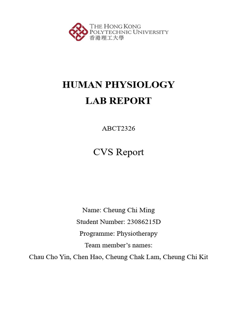 Blood Pressure Analysis of Cheung Chi Ming | PDF | Electrocardiography ...