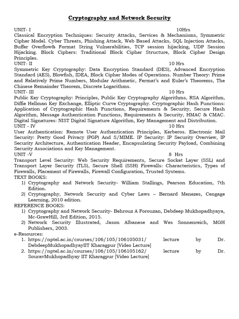 Cryptography & Network Security Guide | PDF | Malware | Phishing