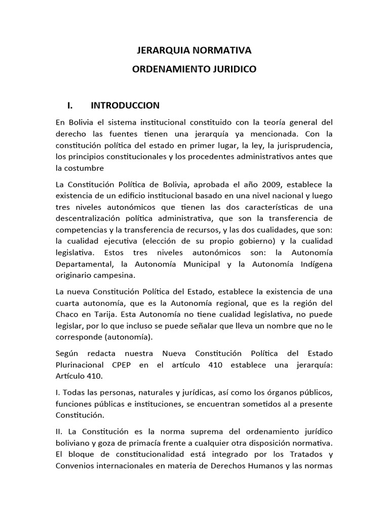 Jerarquia Normativa | PDF | Regulación | Ley de la Unión Europea