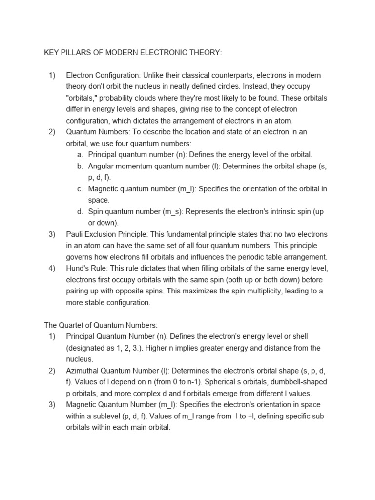 Chm 101 2 Pdf Atomic Orbital Energy Level
