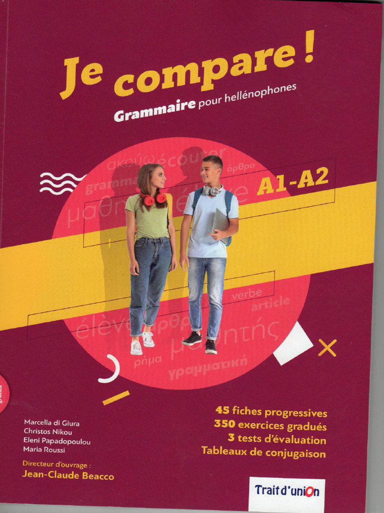Je Compare Grammaire A1 A2 Pour Hellenop | PDF