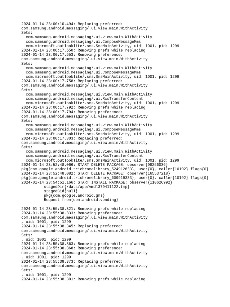 PM Debug Info | PDF | Android (Operating System) | System Software