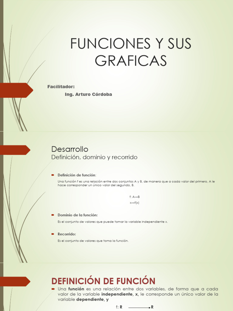 11 - Funciones y Sus Graficas | Descargar gratis PDF | Función (Matemáticas) | Variable ...