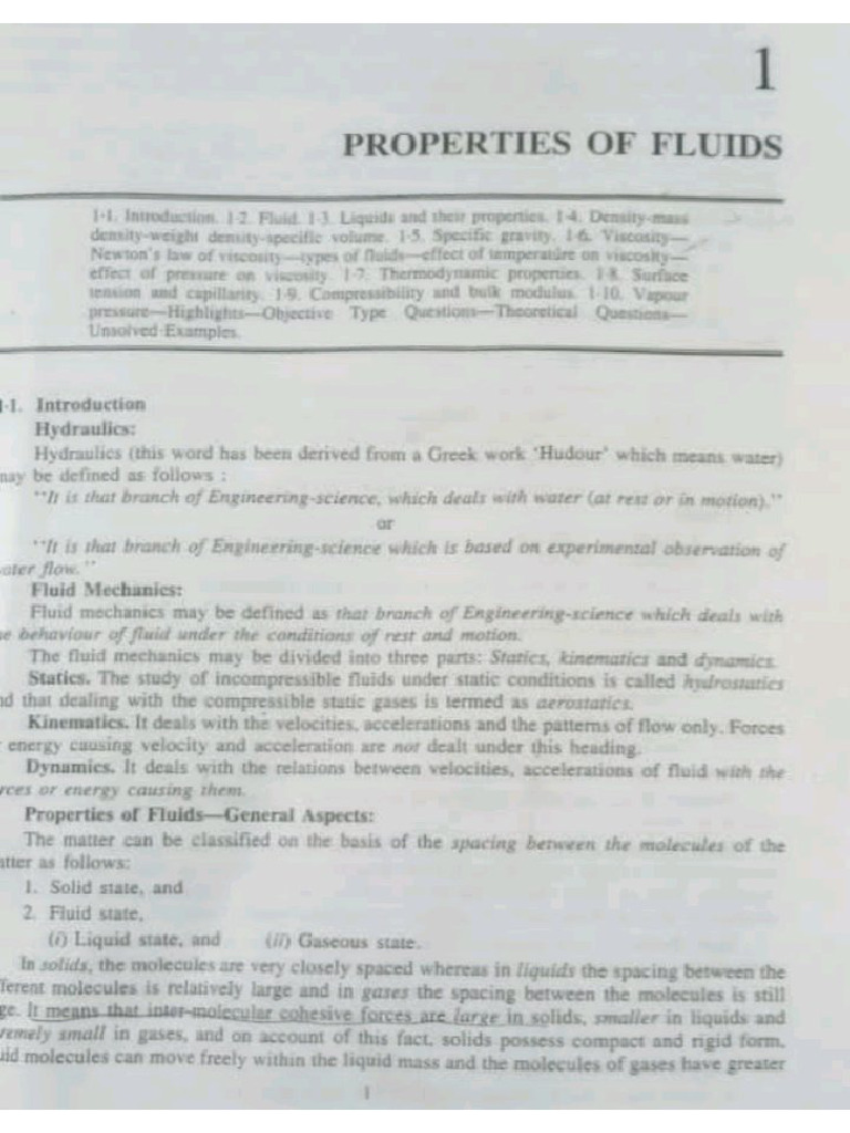 Fluid Mechanics Pdf