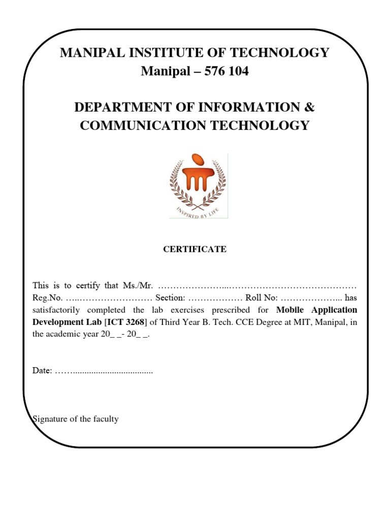 Mobile App Dev Lab Guide | PDF | Android (Operating System ...