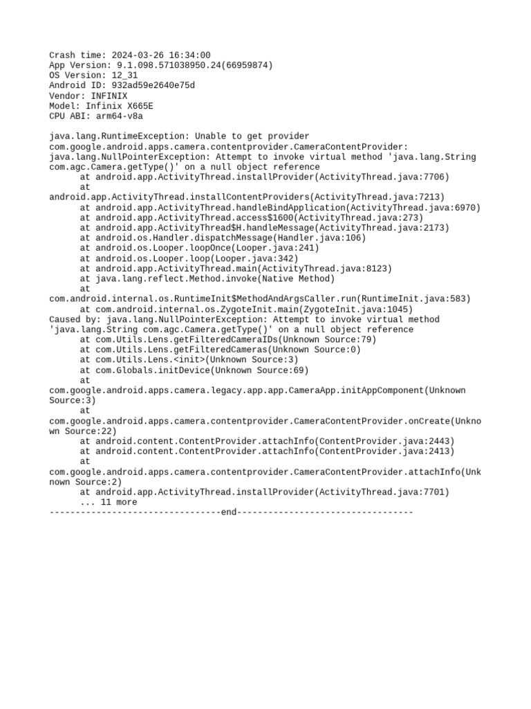 Crash 20240326 | PDF | Business | Computers