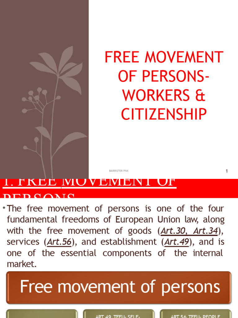 EU Free Movement of Workers Explained | PDF | Travel Visa | Citizenship
