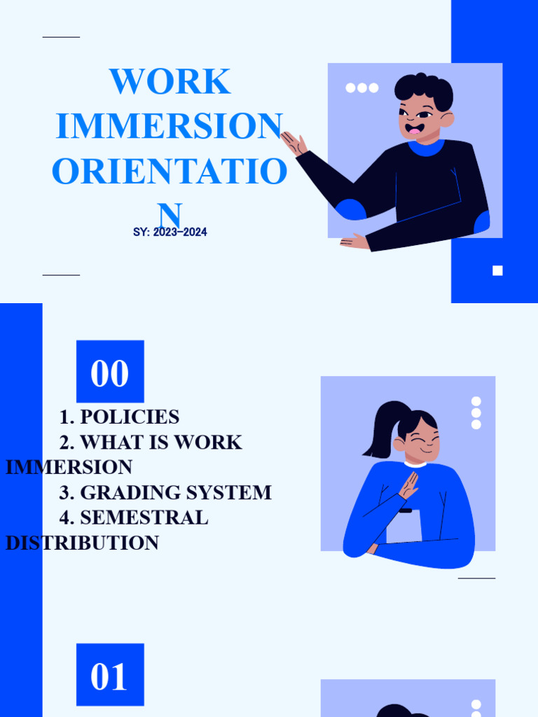 Work Immersion Guide for Students | PDF