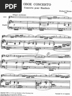 Strauss - Oboe Concerto (Oboe Part) | PDF
