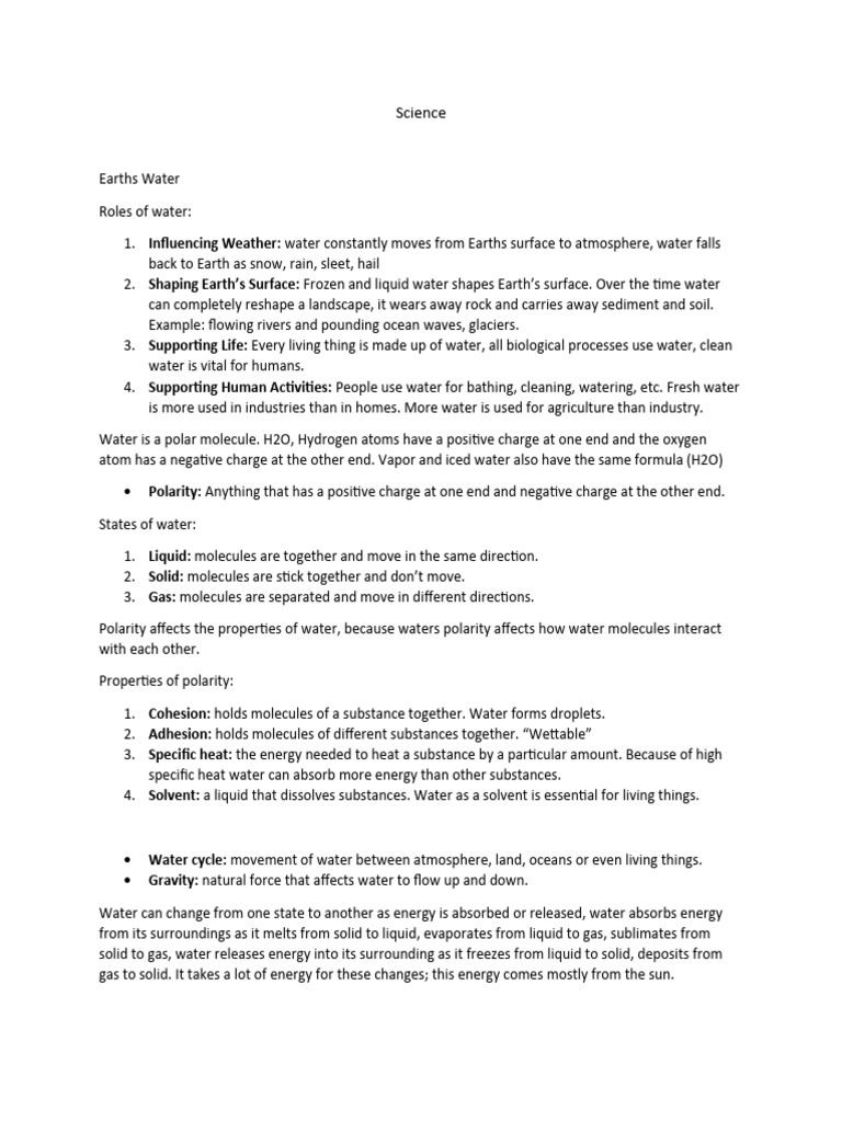 Science review | PDF | Atmosphere Of Earth | Oceans