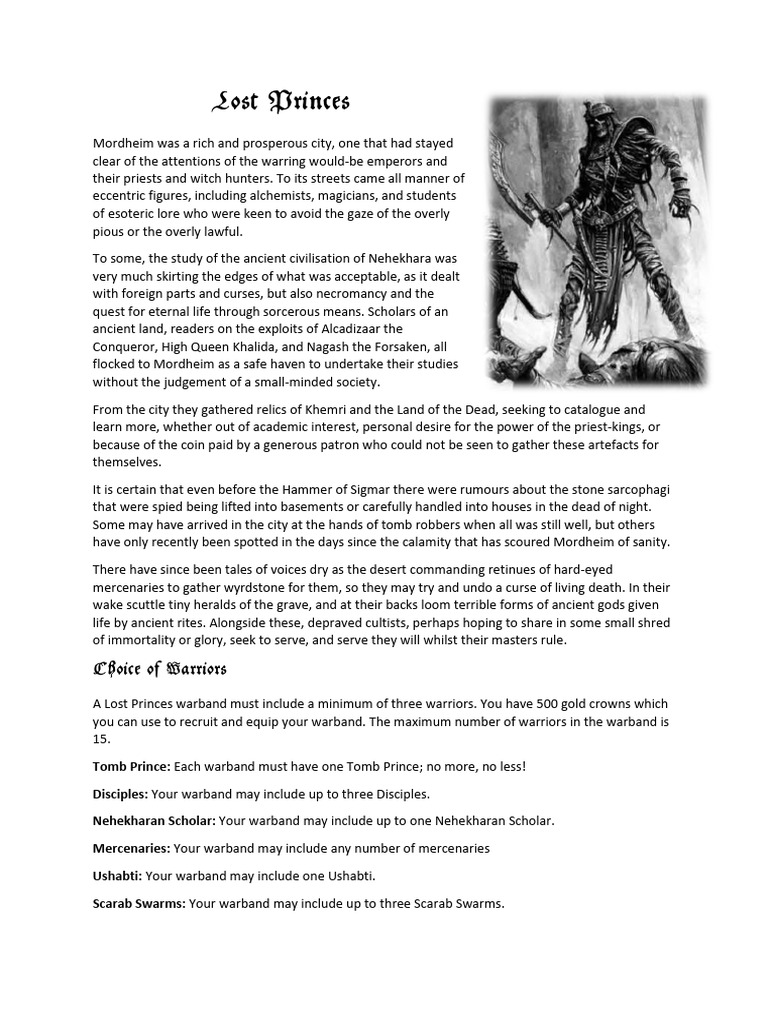 Lost Princes | PDF