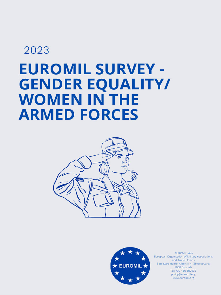 Survey - Gender Equality in The Armed Forces 2023 | PDF | Military ...