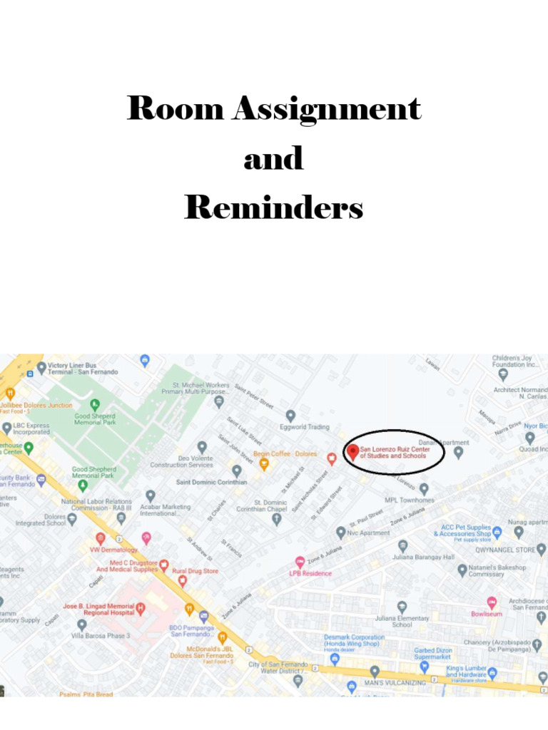 Room Assignment-Ree - Pampanga 042024 | PDF