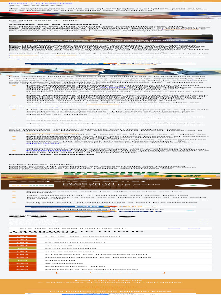 Debate Definición, Elementos, Reglas y Características | PDF | Hablar ...