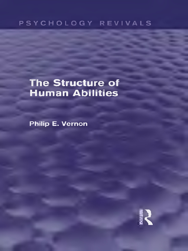 Dokumen - Pub - Structure of Human Abilities 9781315879512 1315879514 ...