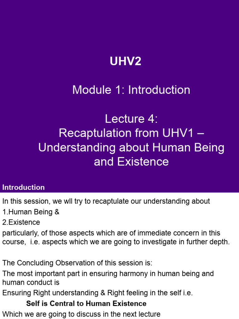 Understanding Human Existence | PDF | Molecules