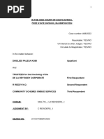 Ismail Lunat v Mohammed Patel Appeal Ruling | PDF | Judgment (Law) | Appeal