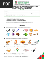 Subiect Comper Romana EtapaI 2022 2023 ClasaI | PDF
