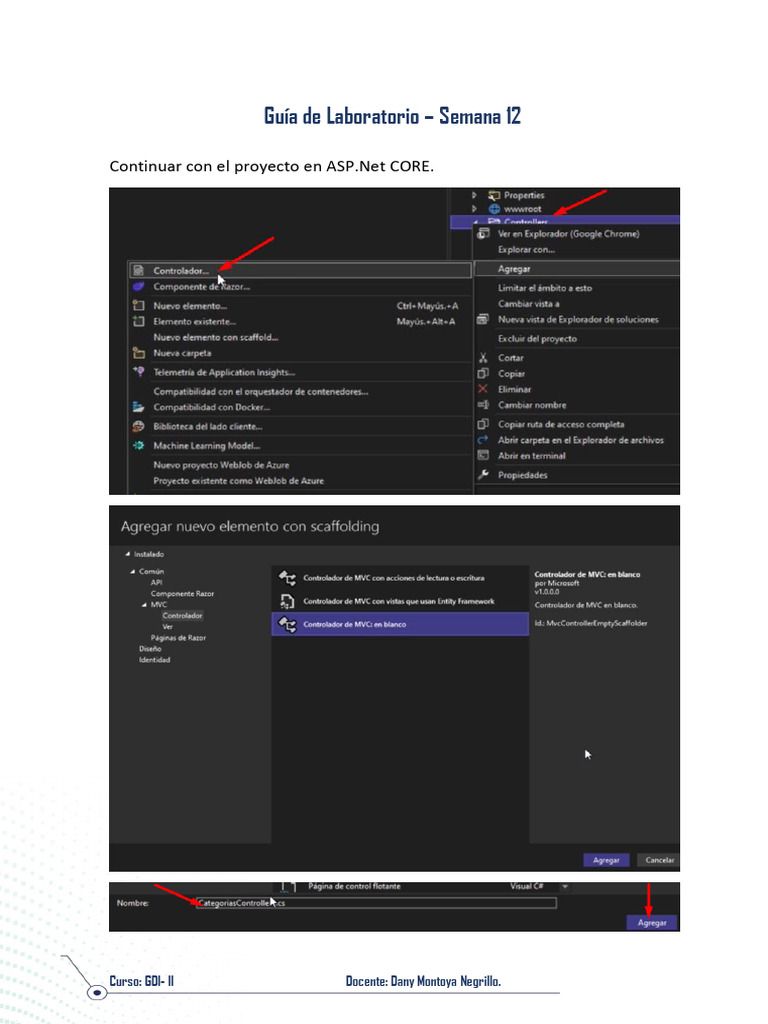 Guía de Laboratorio 12 - Modelado y Migración de Datos Con Entity ...