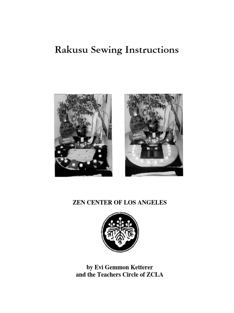 Rakusu Sewing | PDF | Seam (Sewing) | Sewing