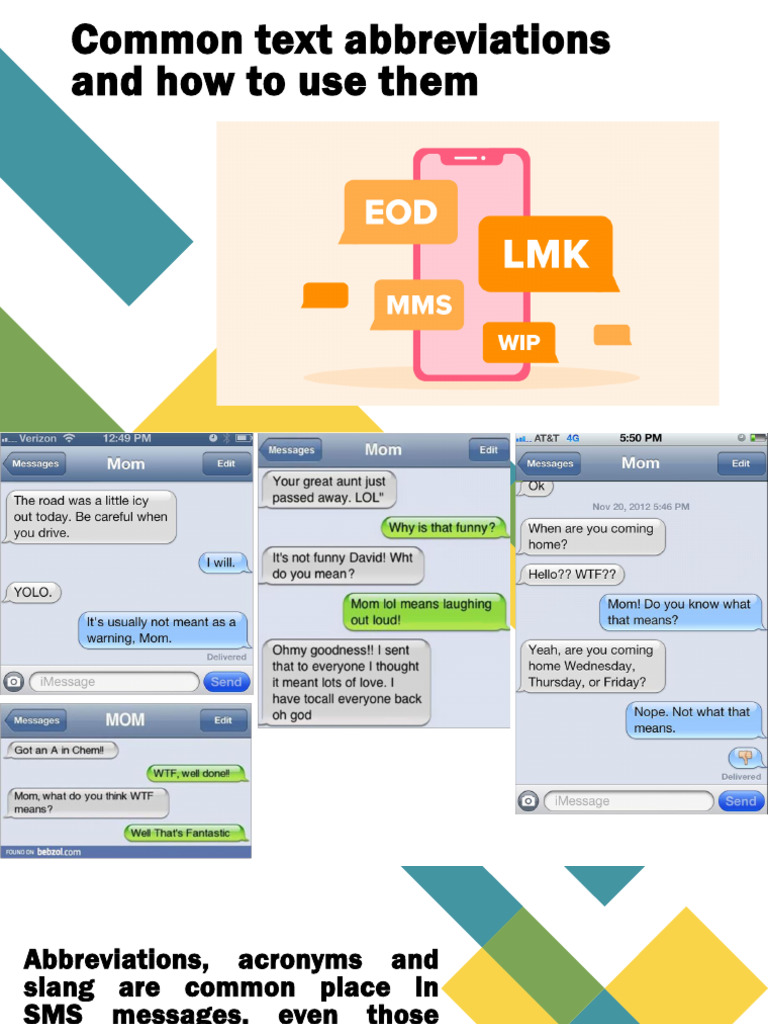 Common Text Abbreviations, PRE-Intermediate II CLASS | PDF