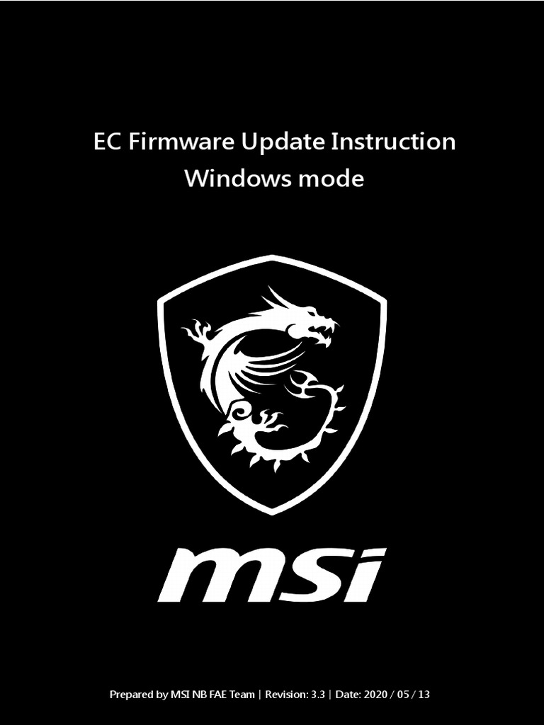 (General Version) EC Update Instruction (Win) v3.3 - All | PDF